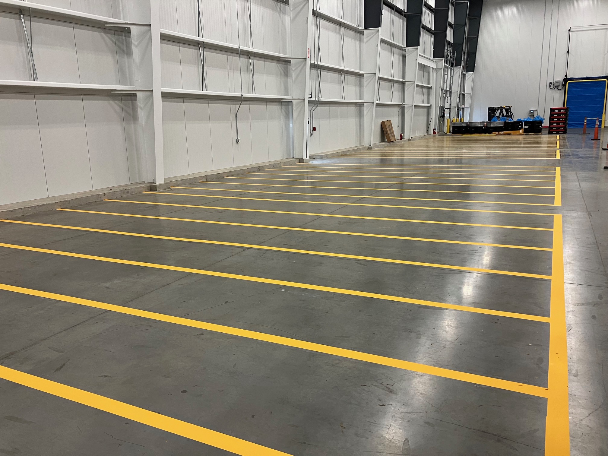 Optimizing Warehouse With Interior Line Painting in Grand Rapids